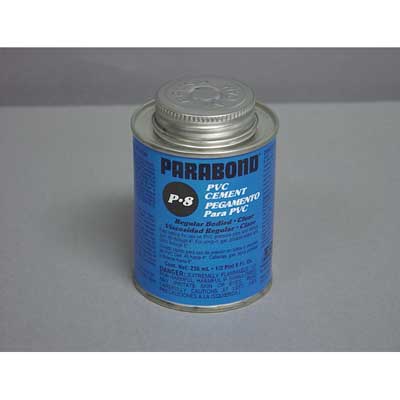 PVC Glue 1/2 Pint Can - Kirkwood's Sweeper Shop
